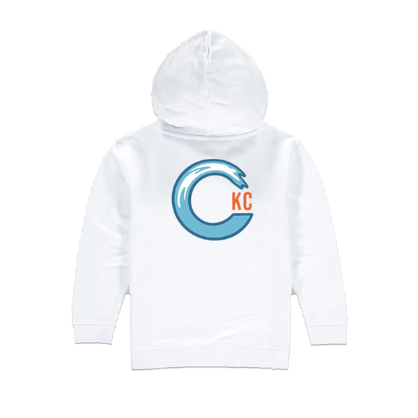 The CKC "Ultra-Soft" White Hoodie | Baby - California Kids Collection